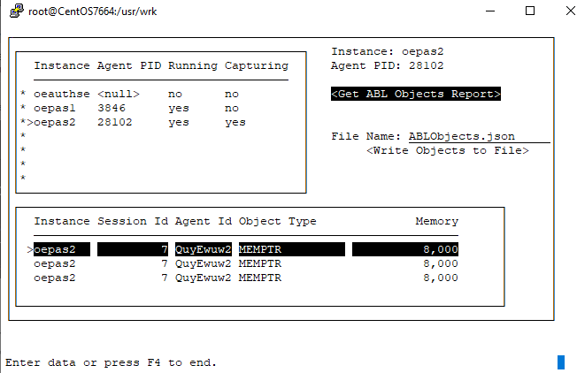 PASOE Dynamic Objects Viewer for TTY interfaces - Progress Community