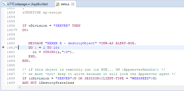 How to debug ADM2 application code on the PASOE appserver - Progress Community