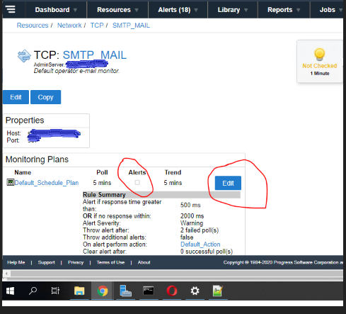 How to disable SMTP monitoring - Progress Community