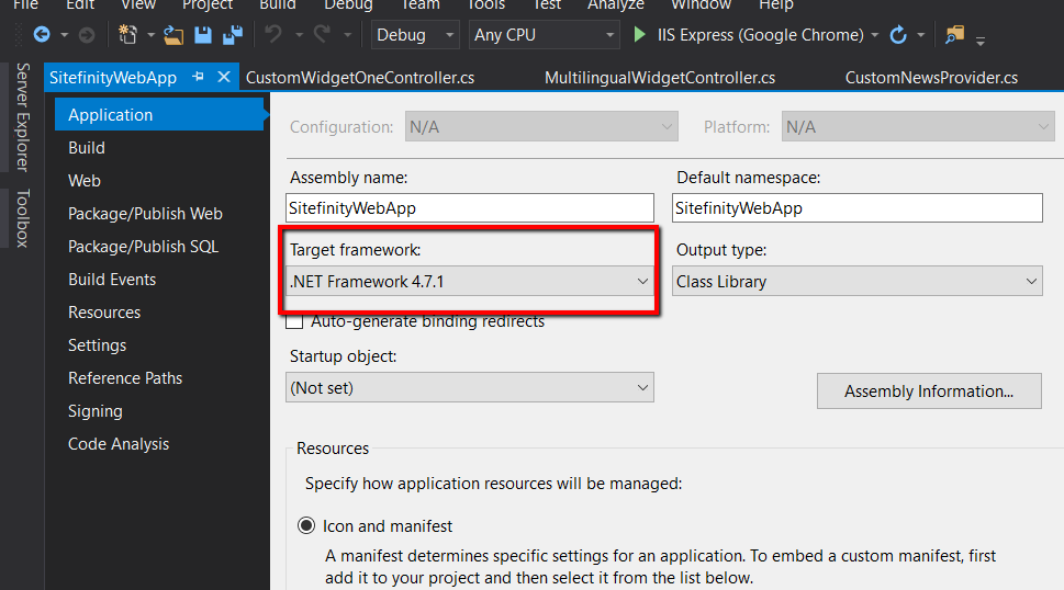 An Error Is Thrown In The Ide When Upgrading Sitefinity With Nuget Packages From Lower Version