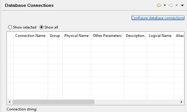 How to make a database connection for an Progress Developer Studio for OpenEdge project using ...