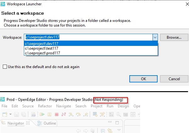 PDSOE freezes when opening Workspace in VDI environment - Progress Community