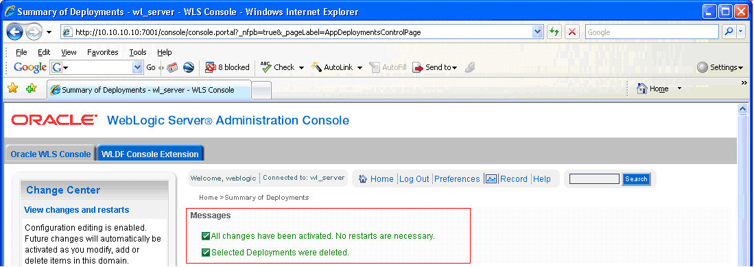 Corticon Server 5.x sample EAR Installation on Oracle WebLogic 10.3 - Progress Community