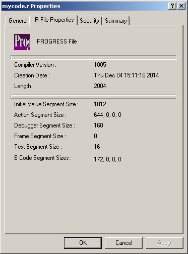 Opening property sheet for .R file under Windows 64-bit does not show .R File Properties tab ...