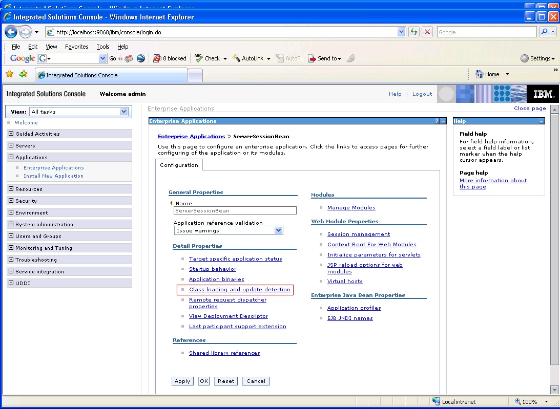 CORTICON SERVER 5.2.x SAMPLE EAR INSTALLATION FOR WEBSPHERE 6.1 ...