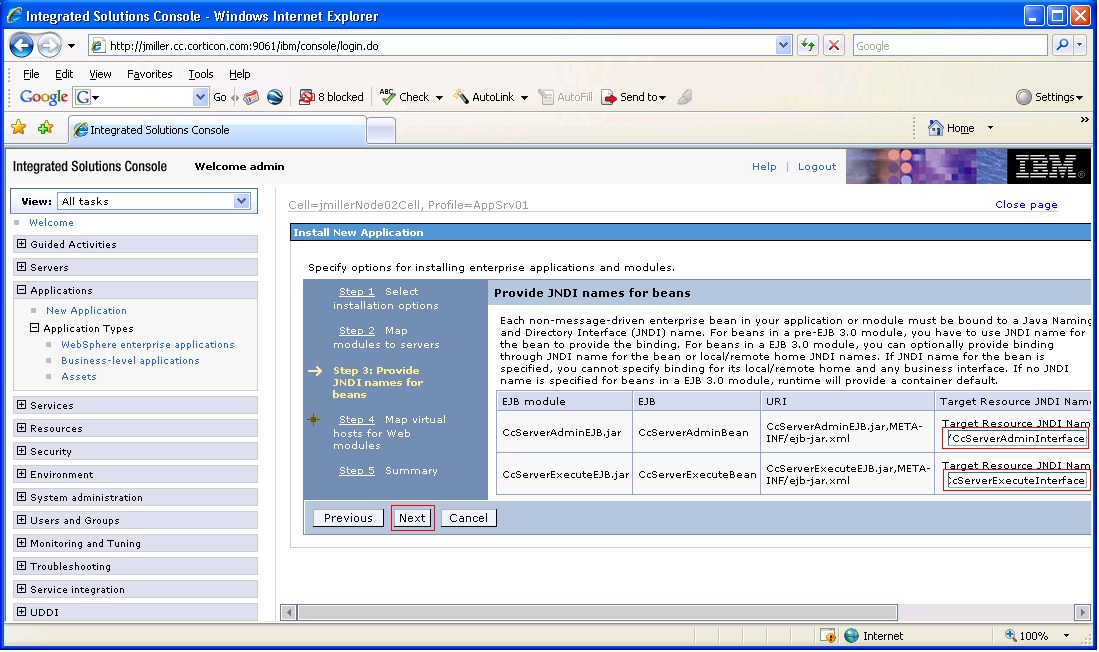 Corticon Server 5.5.x, 5.6.x sample EAR Installation for WebSphere 7.0, 8.5 - Progress Community