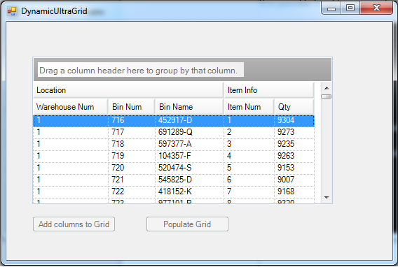 How To Add Infragistics Ultragrid Columns And Groups Dynamically Progress Community