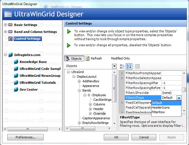 There Isnt A Way To Filter Ultragrid Date Columns On A Range When