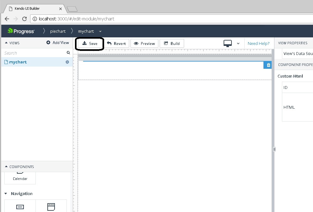 How To Create A Piechart Using Kendoui Builder Progress Community