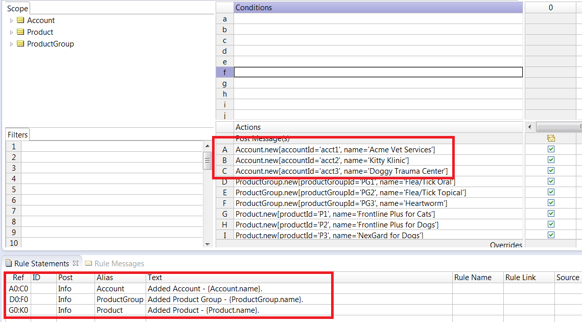 Compilation Error Occurs With Rule Statements When Using The New