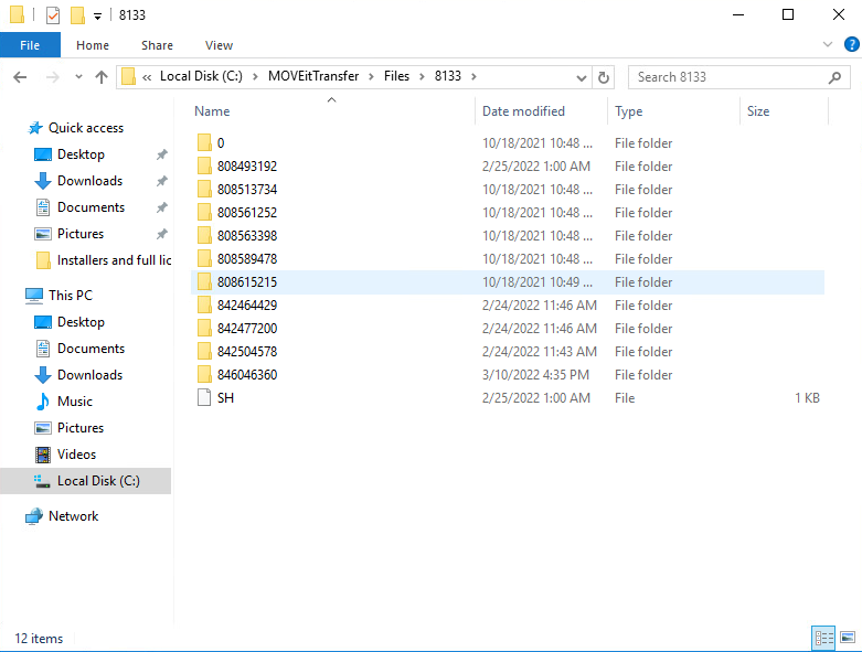 Can admins access decrypted MOVEIt folders and files via UNC from windows server? - Progress ...