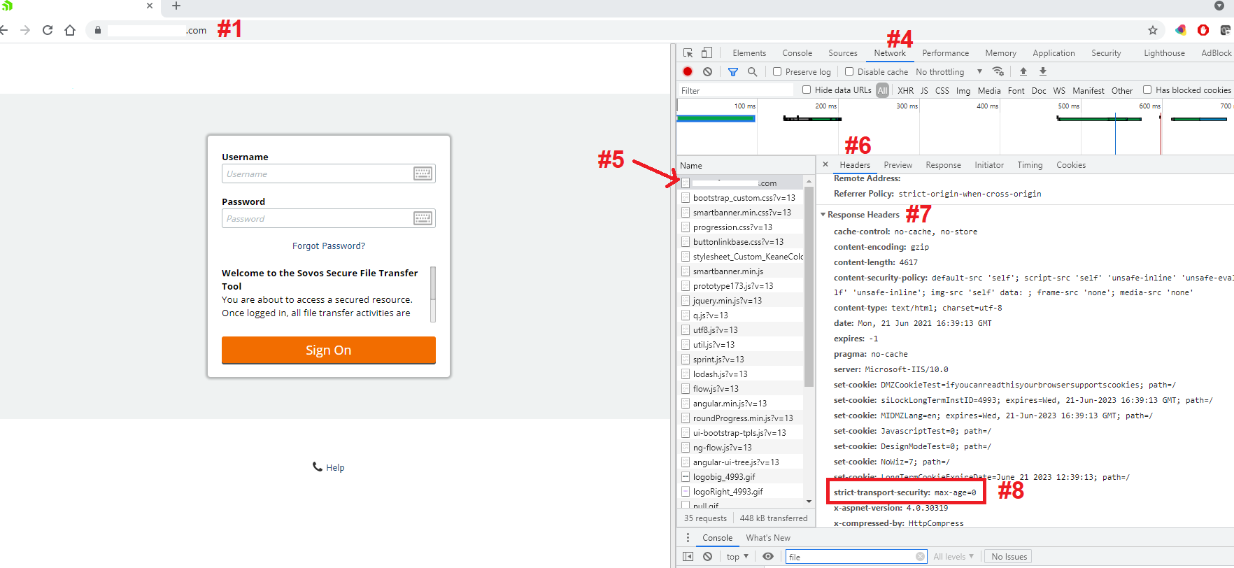 How To Check Response And Security Headers Using Developer Tools In Web Browser Progress