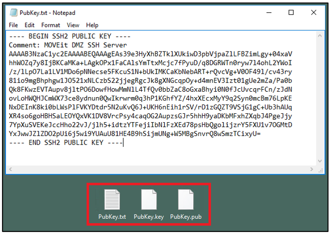 MOVEit Transfer - Export SSH Server Public Key - Progress Community