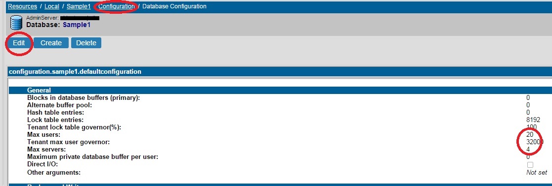 How to set the values for the startup parameters -Ma, -Mn and -n ...