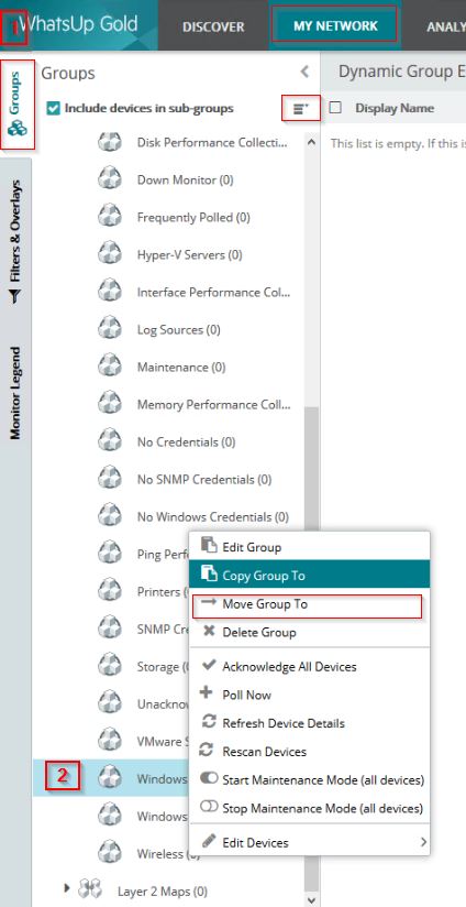Moving Groups in Whatsup Gold - Progress Community