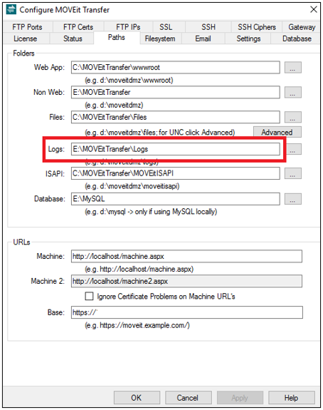 MOVEit Transfer - Upgrade Failure (FileLogger.LogMessage: Caught exception of type ...