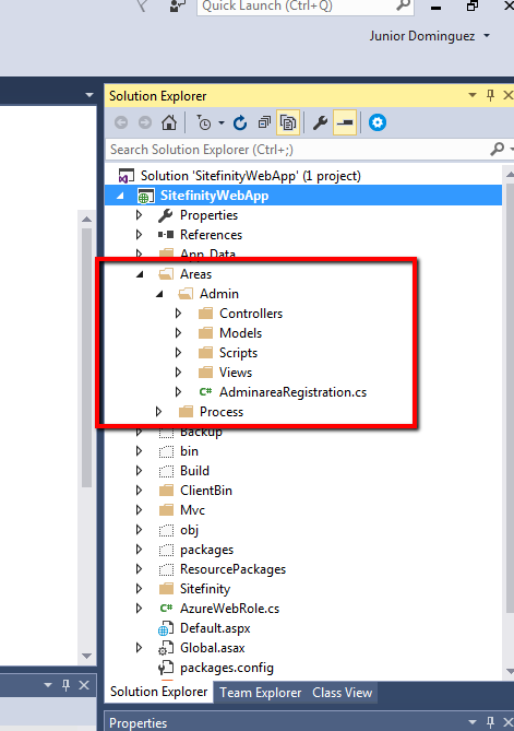Custom MVC controls using Areas - Progress Community