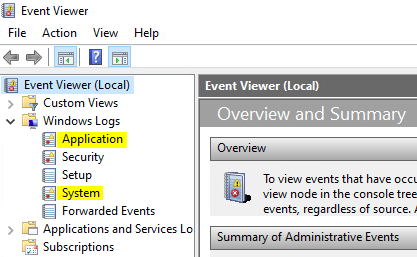 How to export or save Windows Event Viewer Logs as EVTX file - Progress Community